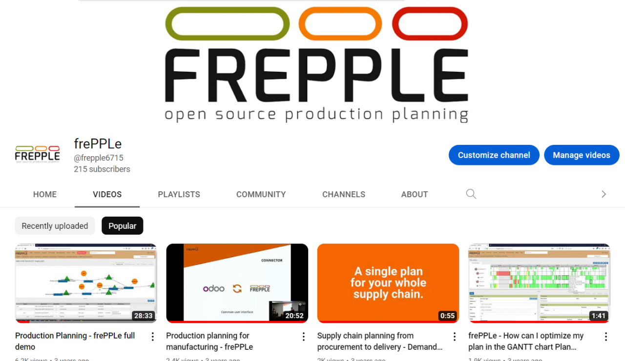 Get started with frepple Supply Chain Planning software for free